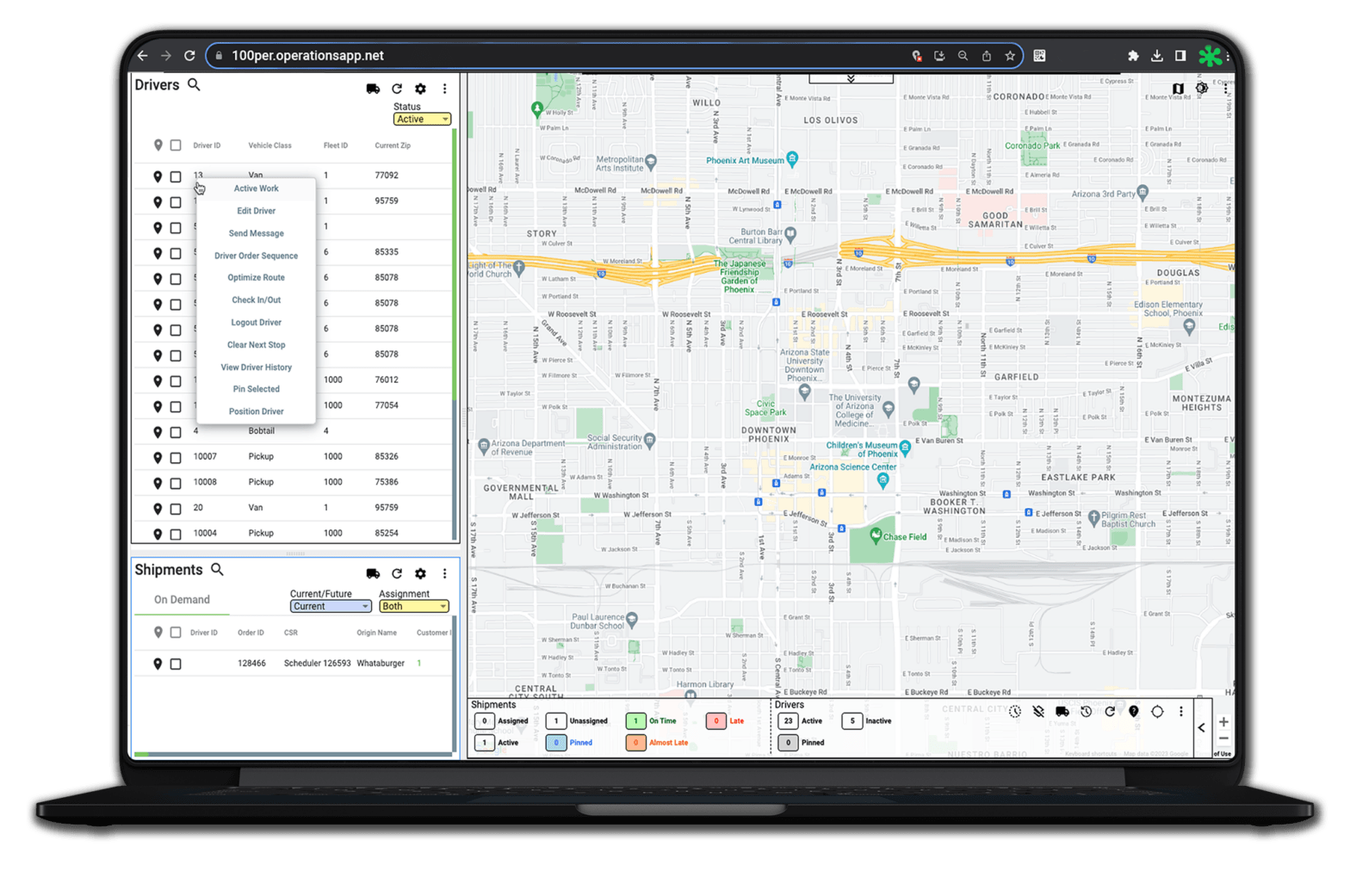 CXT Software | 23.9 Release | Visual Dispatching Improvements
